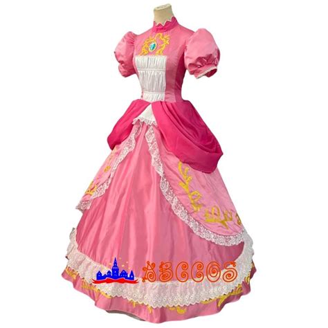 Super Mario Bros Princess Peach Cosplay Costume Abccosplay