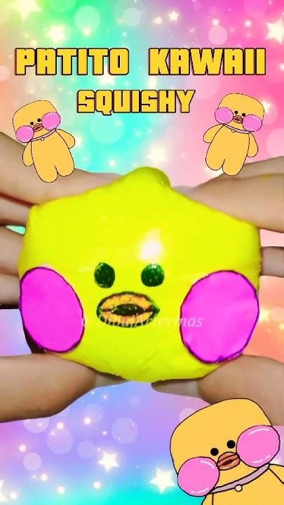 Diy Patito Kawaii Squishy Papercraft Drawing Cute Dibujarteymas