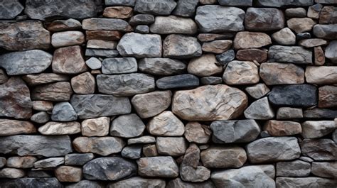 Texture Of A Wall Constructed With Small Rocks Background Stone Floor Granite Texture Granite