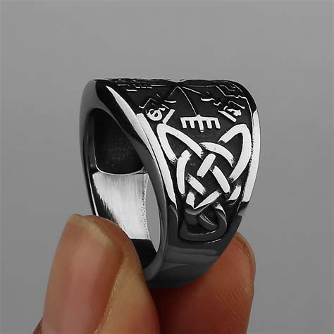 Compass Rune Ring In 2025 Mens Stainless Steel Rings Scandinavian