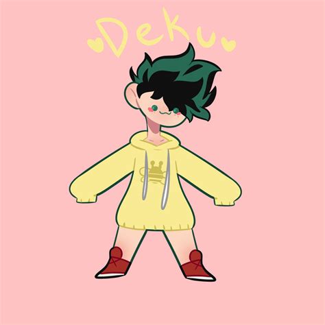Deku Bean Chibi Mhabnha By Alecartz On Deviantart