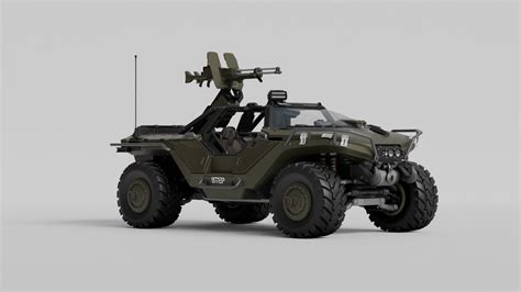 3d Model Halo Warthog Vr Ar Low Poly Cgtrader