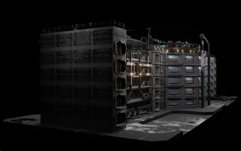 Base Of Operations Computer Center Building 3d Model 3d Model Cgtrader