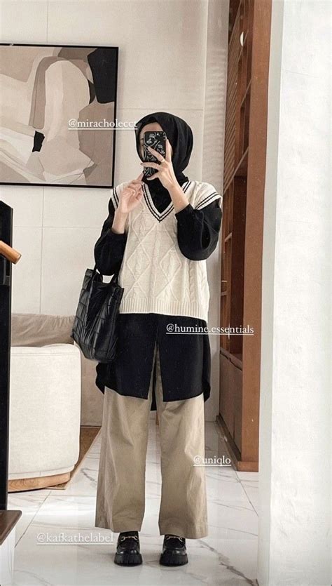 Mix N Match Outfit Oversize Buat Hijabers Stil Kıyafetler Giysiler Tarz Moda