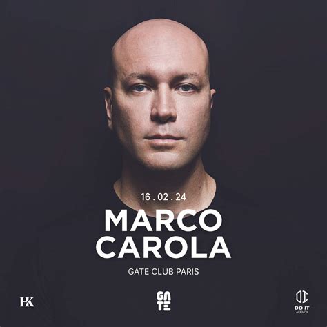 Marco Carola At Gate Club Paris At Gate Club Paris Paris