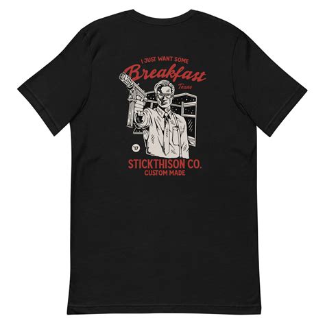 Falling Down Breakfast Shirt Stickthison