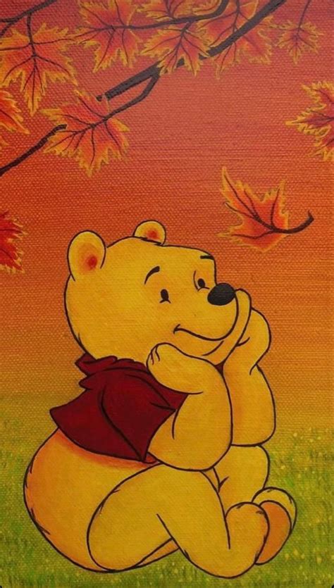 Winnie The Pooh Fall 🍁 Winnie Puh Winnie The Pooh Drawing Fall