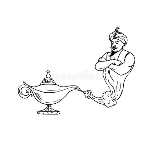 Arab Djinn Drawing Stock Illustrations 14 Arab Djinn Drawing Stock