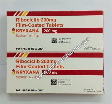 Ribociclib Tablet 200mg At ₹ 19500 Box Oncology Drugs In Bardoli Id 2854439130791