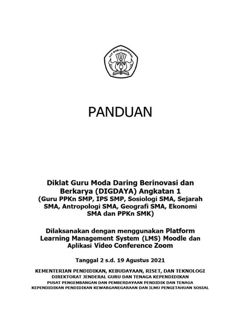 Panduan Digdaya Angkatan 1 Pdf