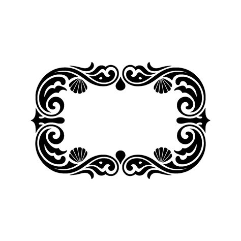 Ornate Black Border Classical Decorative Frame Elegant Element 67272586 Vector Art At Vecteezy