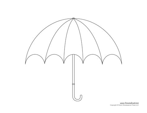Template Of Umbrella