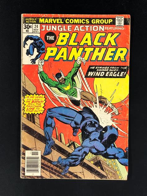 Jungle Action 24 1976 Vg 1st Wind Eagle Comic Books Bronze Age