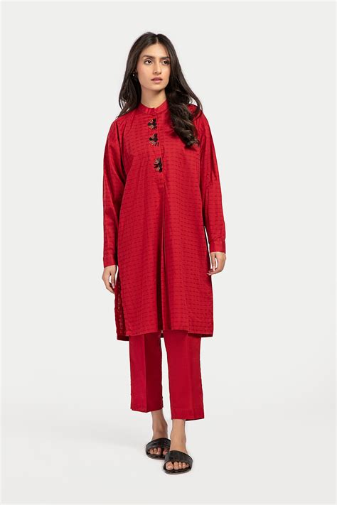 Suit Red Mb Ef23 69 Mbasics By Mariab Pk