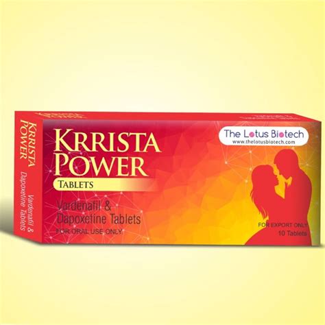 Krrista Power Form Tablet Packaging Type Box The Lotus Biotech Delhi Delhi