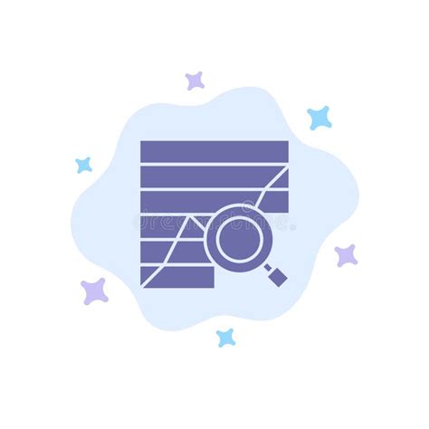 Analysis Analytic Analytics Chart Data Graph Blue Icon On Abstract Cloud Background Stock