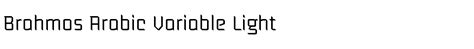Brahmos Arabic Variable Font Webfont And Desktop Myfonts