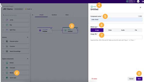 Automation Designer Media Digital Component Knowledge Base