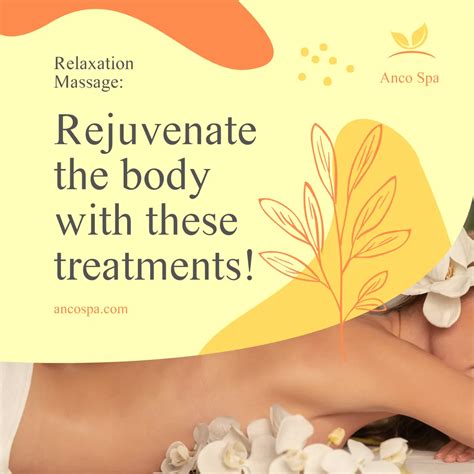 Free Animated Relax Massage Post Instagram Facebook Template To Edit