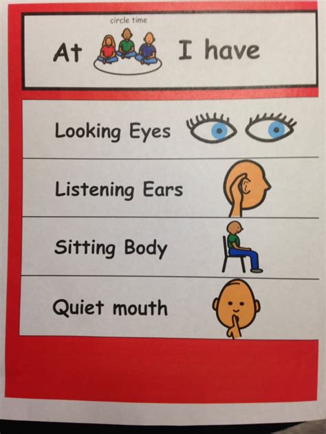Classroom Rules Visual Aids At Joseph Vera Blog