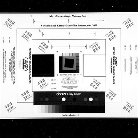 Quality Assurance 62 Sharpness Calibration Target Download Scientific