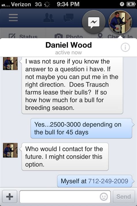 Trausch Farms Message From Daniel Wood Via Facebook