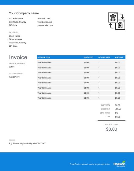 20 Standard Freelance Interpreter Invoice Template In Word By Freelance