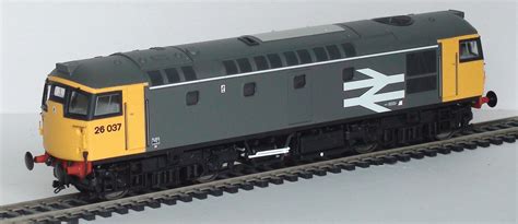 Discontinued 2630 Heljan Class 26 In Railfreight Red Stripe Livery 26037