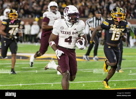 Texas Aandm Running Back Rueben Owens Ii Runs The Ball During The Second Half An Ncaa College