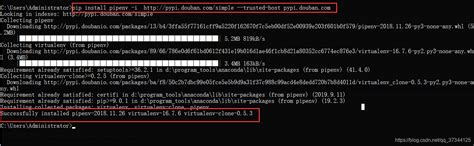 pip install第三方包 could not fetch url cn