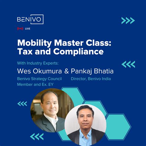 New Mobility Master Class Series On Tax And Compliance
