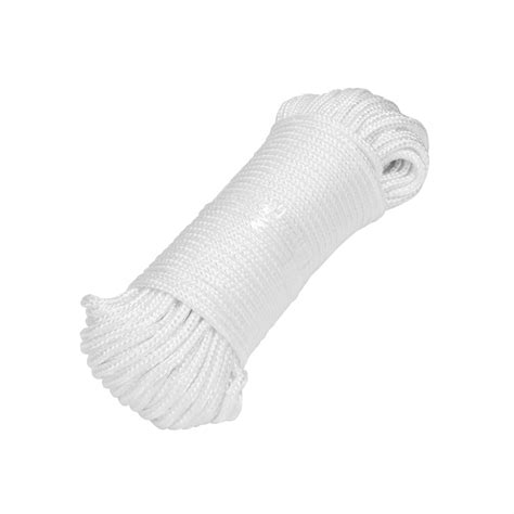 Piola De Poliester Diamante De 6 Mm X 30 M Blanca Fiero Proyecto