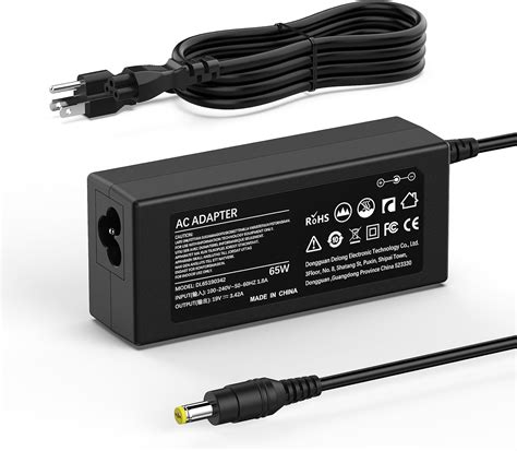 19v Acdc Adapter Monitor Power Cord For Acer Lcd H236hl