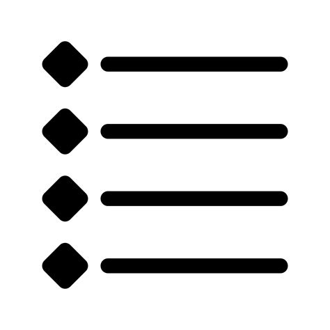 Bulleted List Icon Png