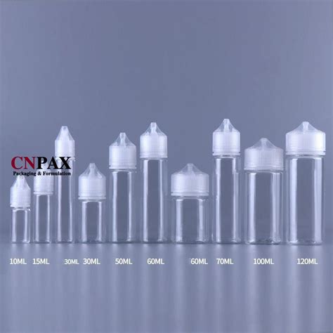 Wholesale Clear Ml Ml Chubby Gorilla E Liquid Bottles Vape Juice Dropper Bottles