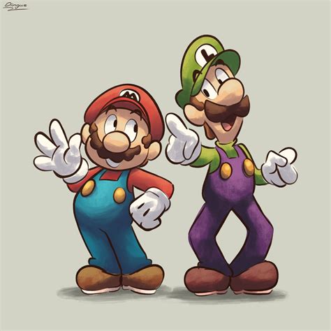 Vinny Dingitydingus Luigi Mario Mario Series Nintendo Highres Image View Gelbooru
