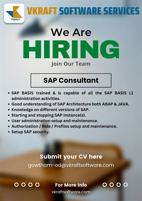 Vkraft Software Services Pvt Ltd On Linkedin Sap Consultants Freshers