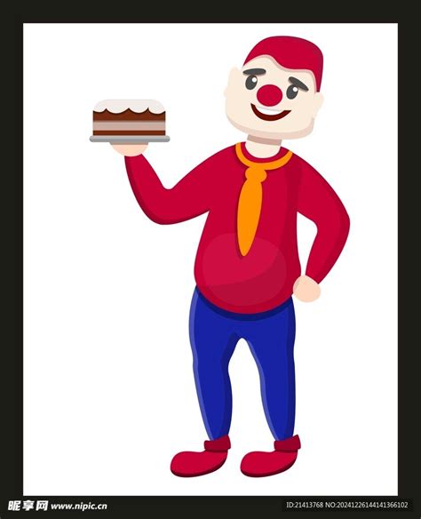 手绘卡通小丑设计图动漫人物动漫动画设计图库昵图网