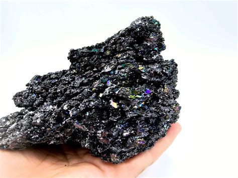 Silicon Carbide Cluster B 548g Hello Indigo Halo