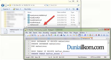 Tutorial Belajar MySQL Cara Menjalankan Query MySQL Dari File Teks Sandy Whitehat