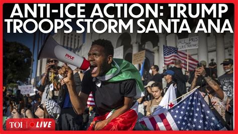 La Protests Live I Us Marines National Guard In Action As Trump Cracks Down On Anti Ice