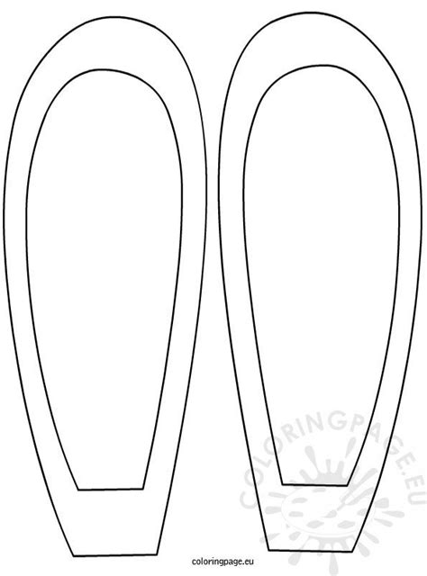 Bunny Ears Template Design Creative And Versatile Printable Templates