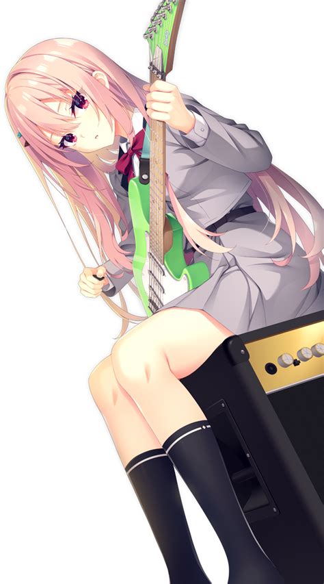 Muririn Yuzu Soft Highres Official Art 1girl Belt Black Socks