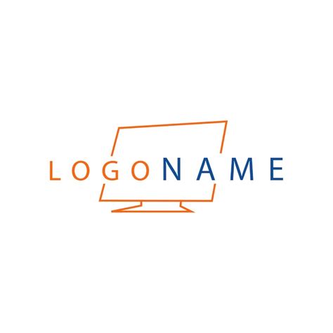 Premium Vector Computer Logo