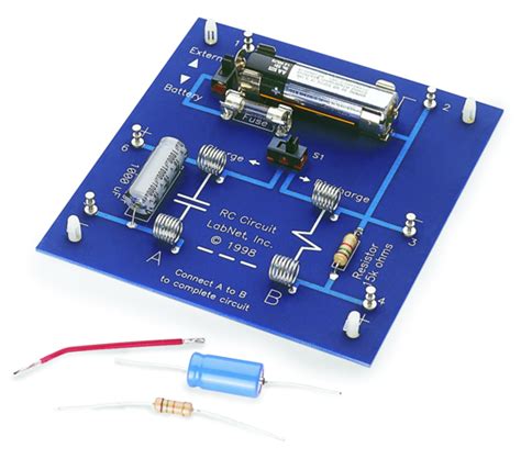 pasco resistor capacitor circuit vitta scientific