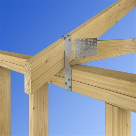 Simpson Strong Tie 16 In 16 Gauge Galvanized Steel Twist Strap Wood To Wood In The Straps