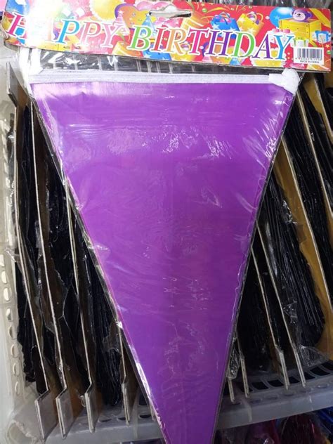 Plain Banderitas 3meters 10flags Hobbies And Toys Stationary And Craft