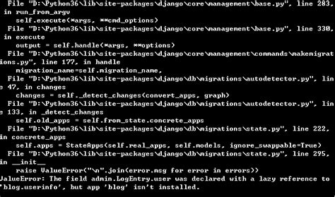Python Django Makemigrations Valueerror Stack Overflow