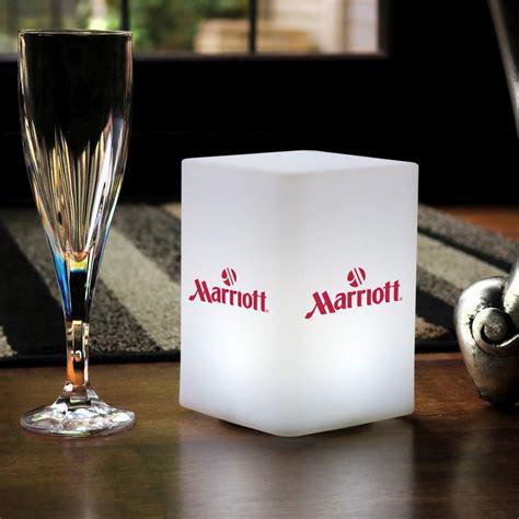 Custom Light Box Branded Logo Corporate Centerpiece For Conference B