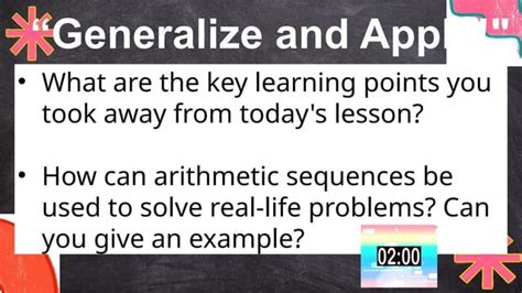 Problem Solving In Arithmetic Sequencepptx